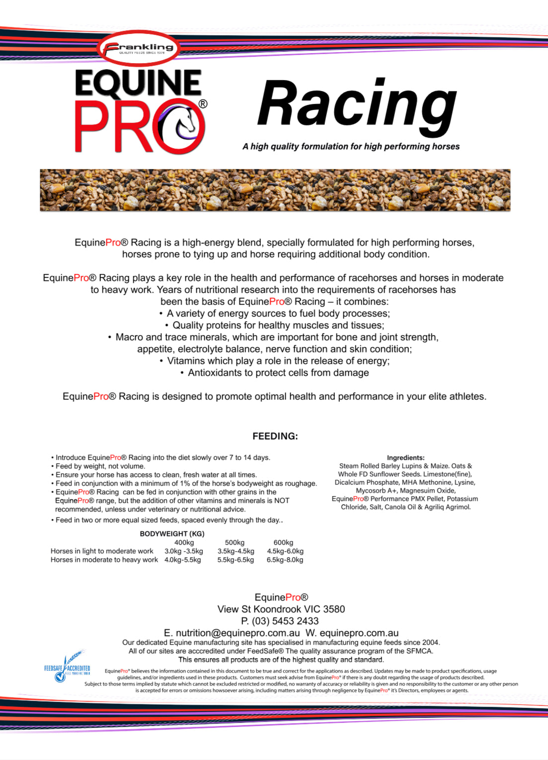 Racing Mix – Ridgy Didge Outback Co.